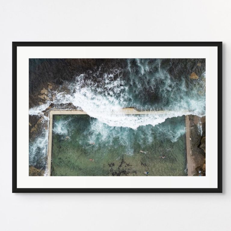 Coogee Wylie’s Baths Art Print | Ocean Energy in Motion
