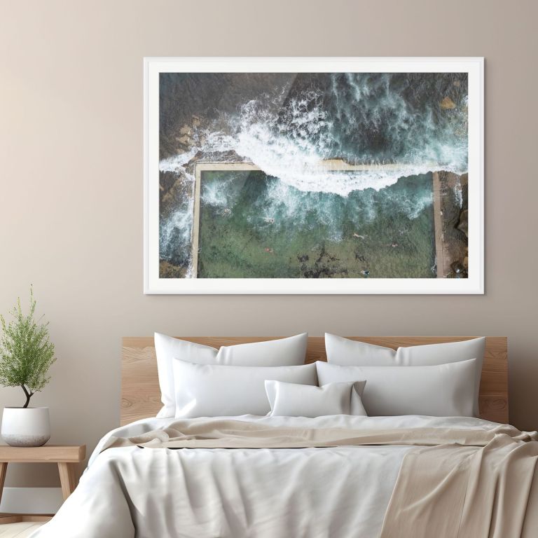 Coogee Wylie’s Baths Art Print | Ocean Energy in Motion
